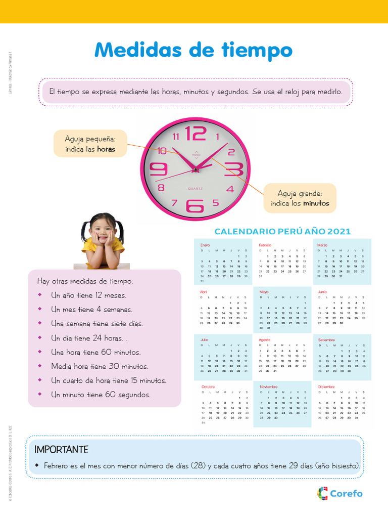 Lámina - 125-216 Medidas de Tiempo | PDF