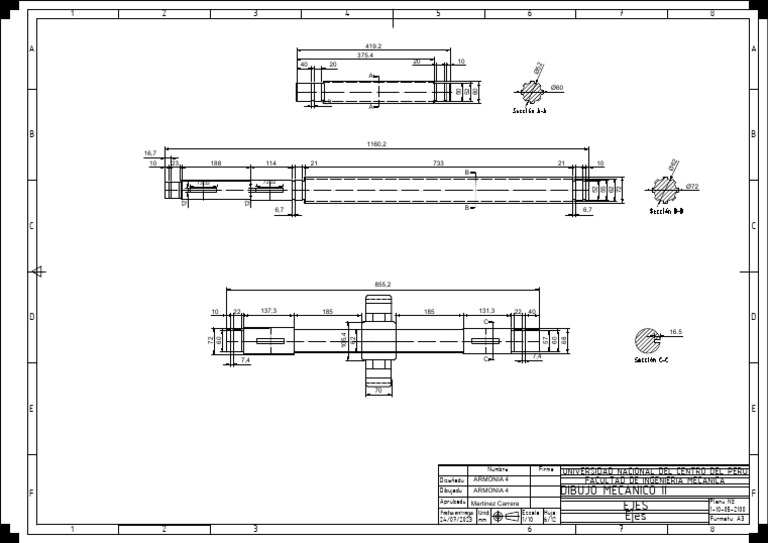 Plano de Ejes N2 | PDF