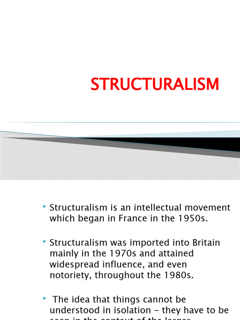 6 Structuralism | PDF | Human Communication | Communication