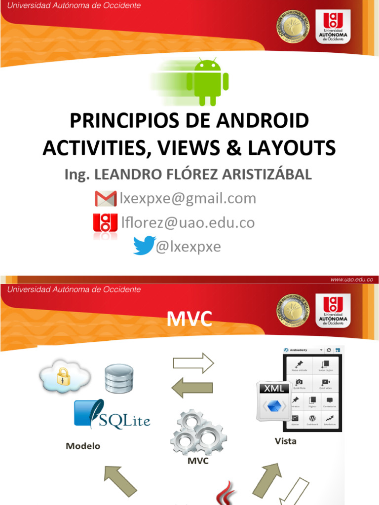 2-Principios de Android Activities Views & Layouts | PDF