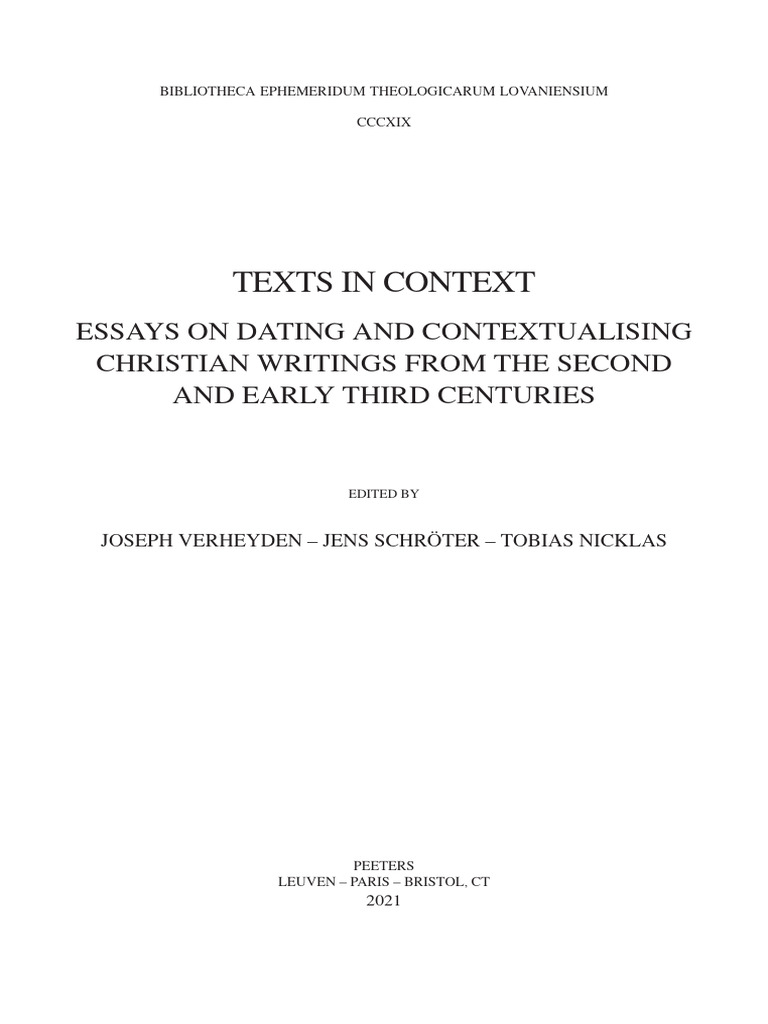 The Didache and The Apostolic Constituti | PDF | History | Religion ...