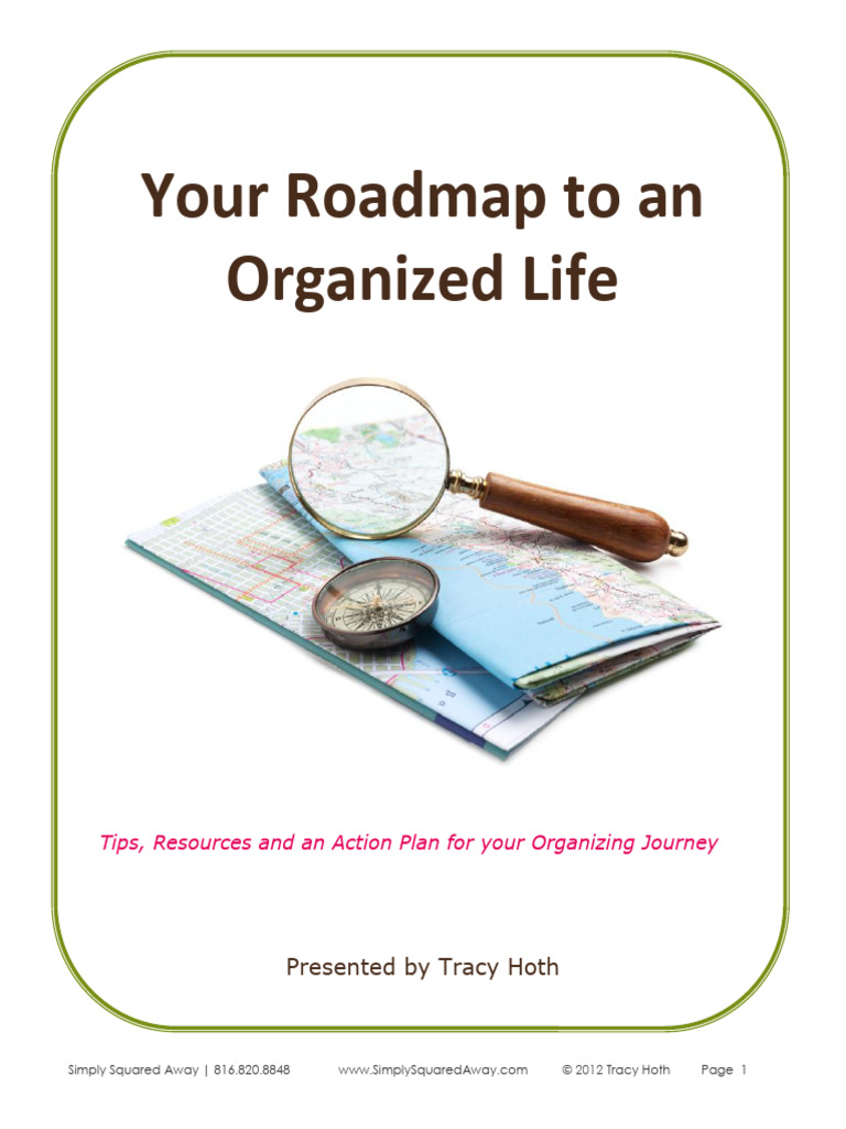 Ebook Your Roadmap To An Organized Life | PDF
