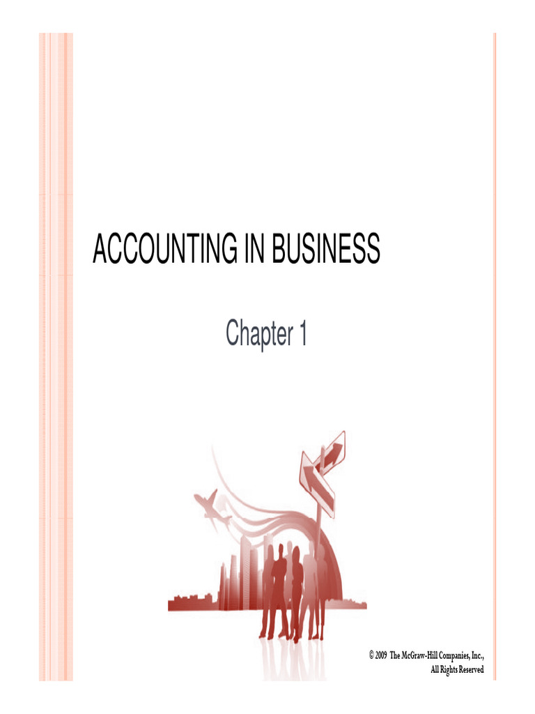 Principal of Accounting Wild-Shaw-Chiappetta CH 01 | PDF