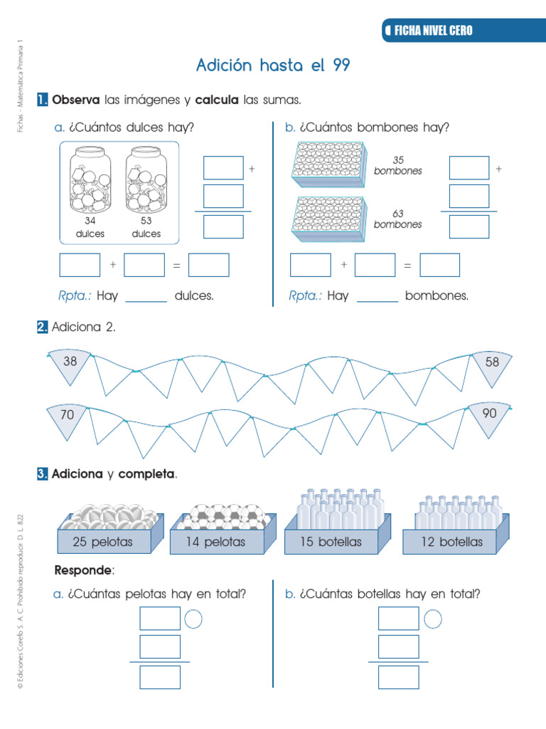 F0 - 107-183 Adición Hasta El 99 | PDF