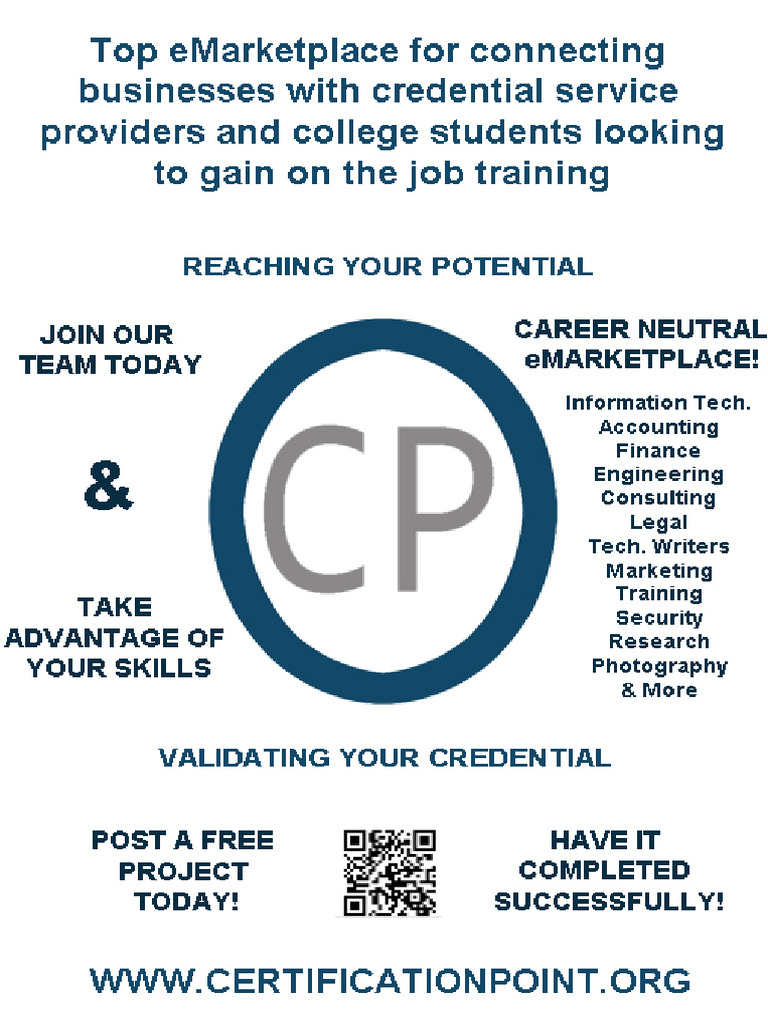 CertificationPoint Student Flyer | PDF