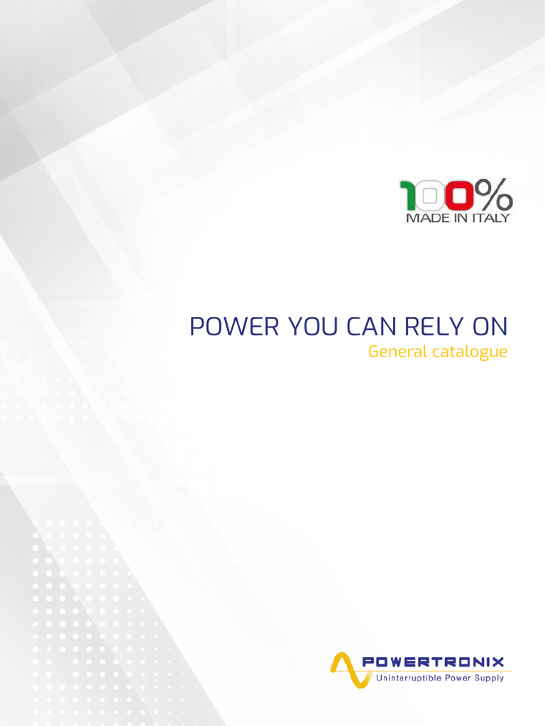 Powertronix UPS Solutions Catalog | PDF | Power Inverter | Power Supply