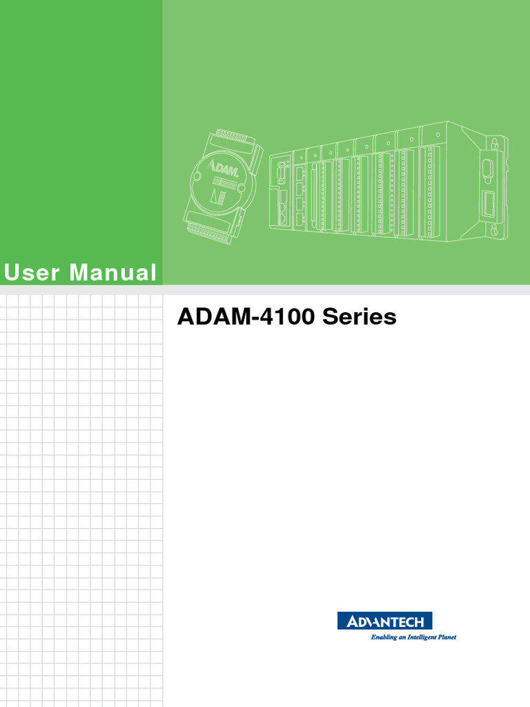 Advantech ADAM-4100 UG | PDF | Technology & Engineering