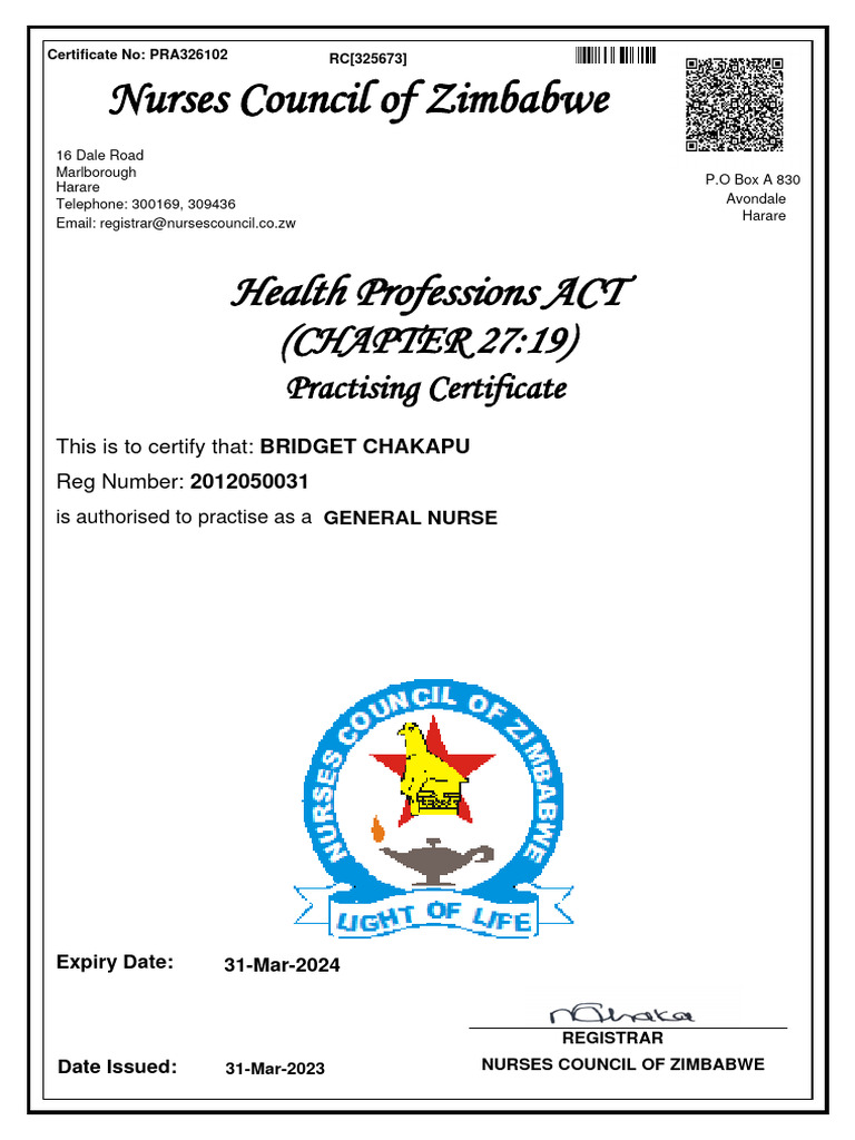 Practicing Certificate | PDF