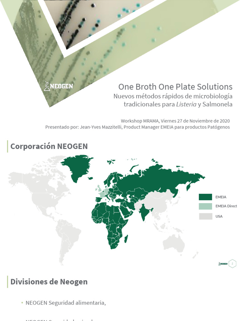 One Broth One Plate Solutions Nuevos Métodos Rápidos de Microbiología ...