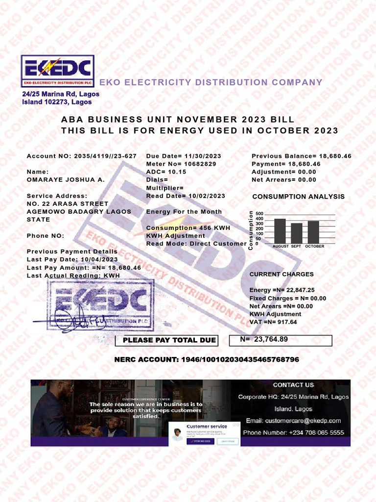 Eko Electricity Distribution Company | PDF