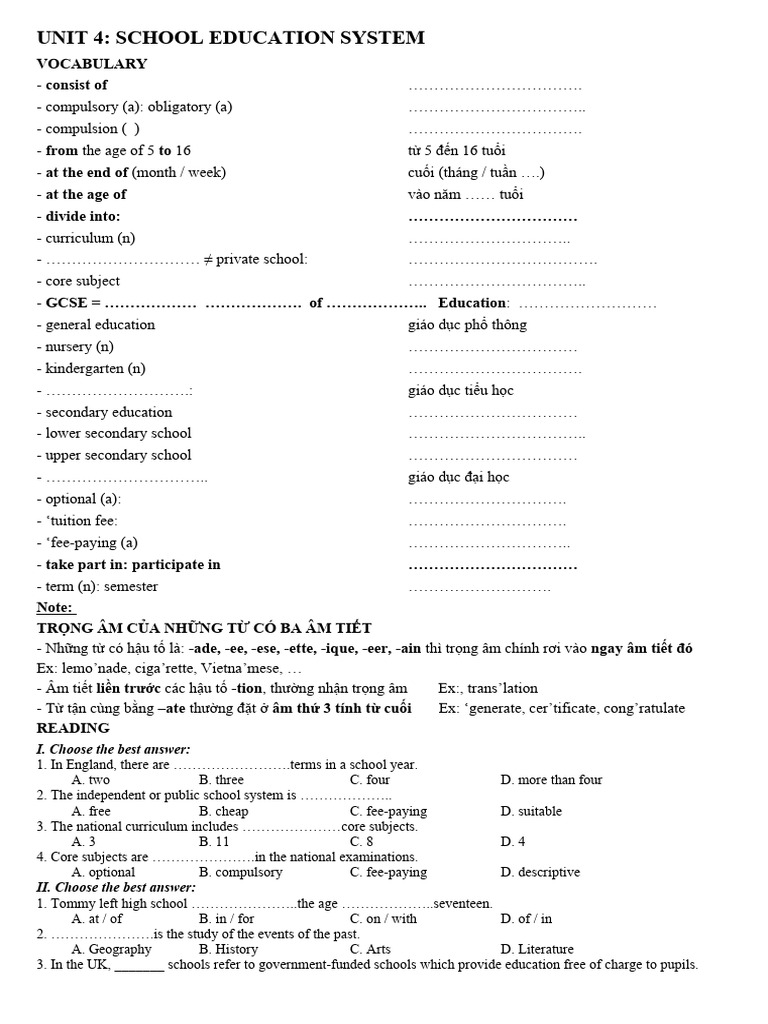Unit 4 D y Them | PDF