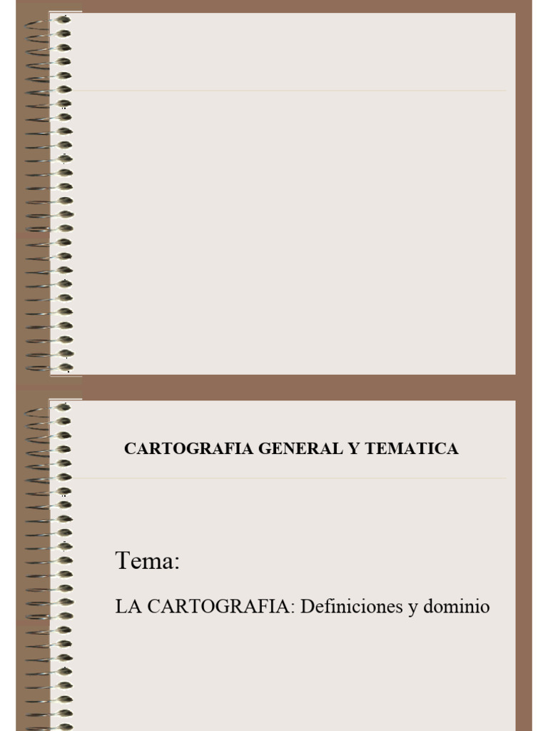 Cartografía General y Temática: Definiciones | PDF | Cartografía | Geodesia