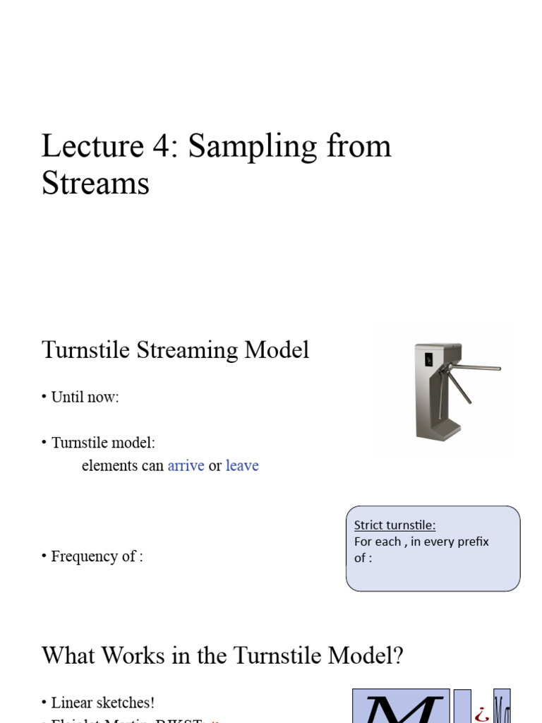 Lecture3 Sampling Pdf Algorithms And Data Structures Algorithms