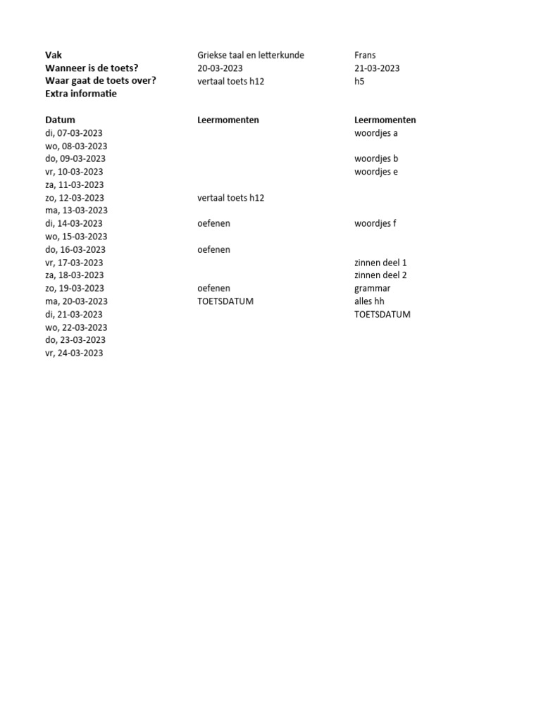 Toetsrooster Van Alejandro Van Melle - 11-03-2023 13-33-44 - Knapleren ... Toetsrooster Van Alejandro Van Melle - 11-03-2023 13-33-44 - Knapleren ...