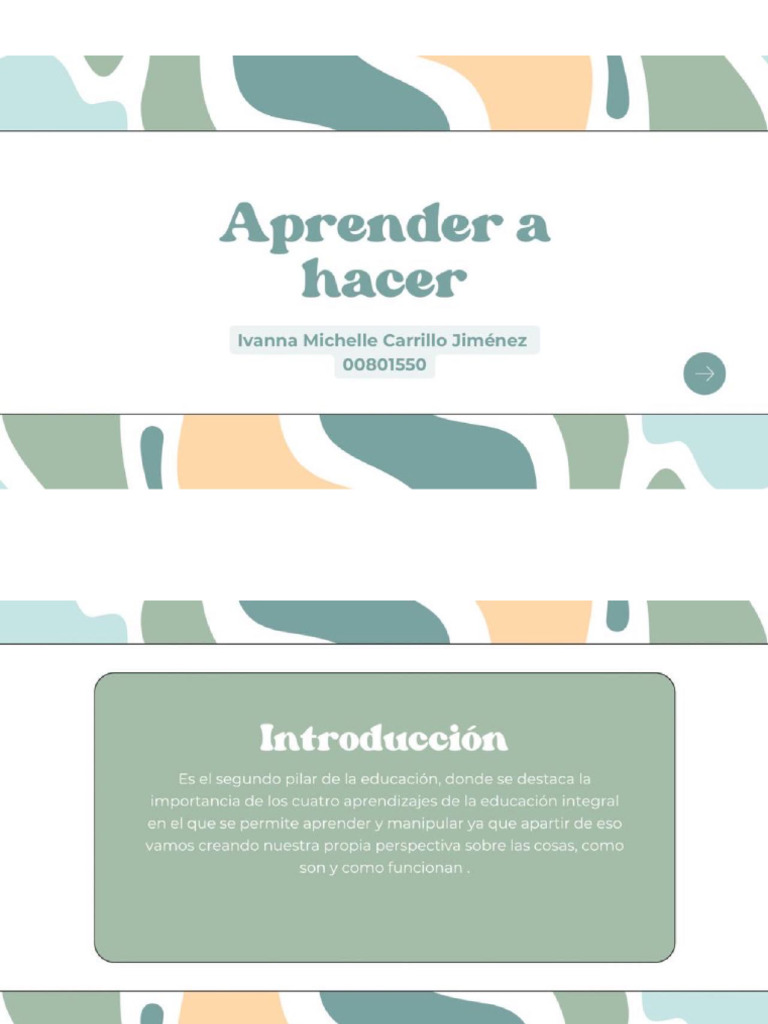 Aprender a hacer -1 | PDF