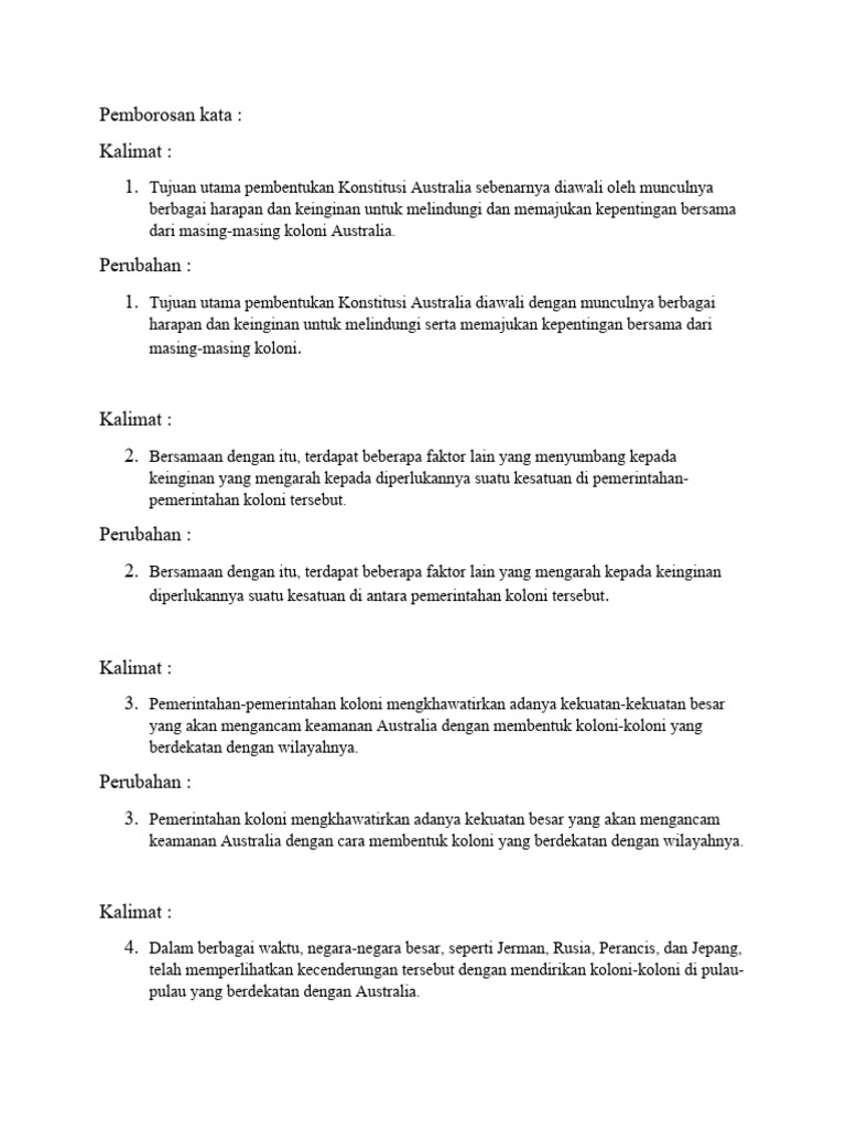 Pemborosan Kata | PDF | Politik | Ilmu Sosial