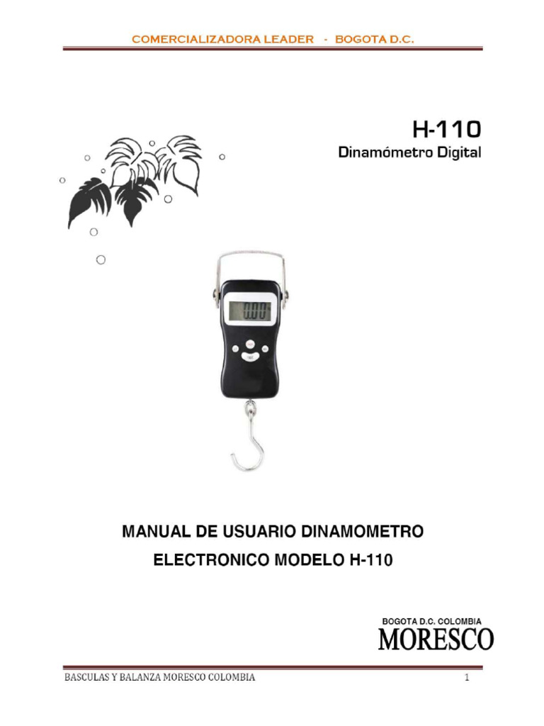 Manual Dinamómetro | PDF