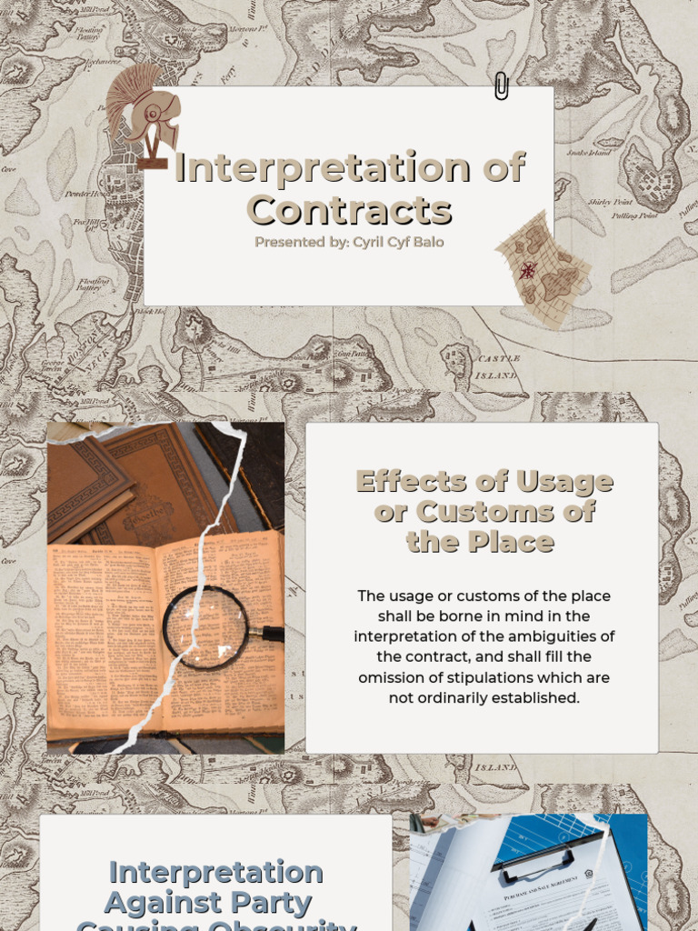 Interpretation of Contracts 2 | PDF