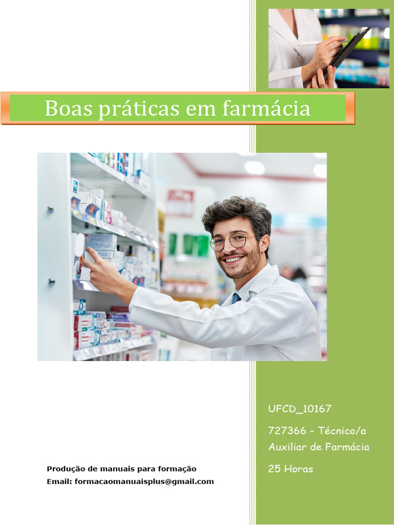 UFCD 10167 Boas Práticas em Farmácia Índice | PDF