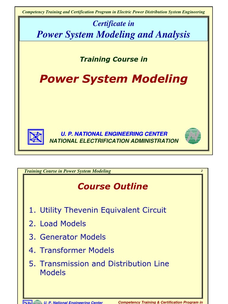 CP1+B9+Lecture+No.+2+ +Power+System+Modeling | PDF | Electric Power ...