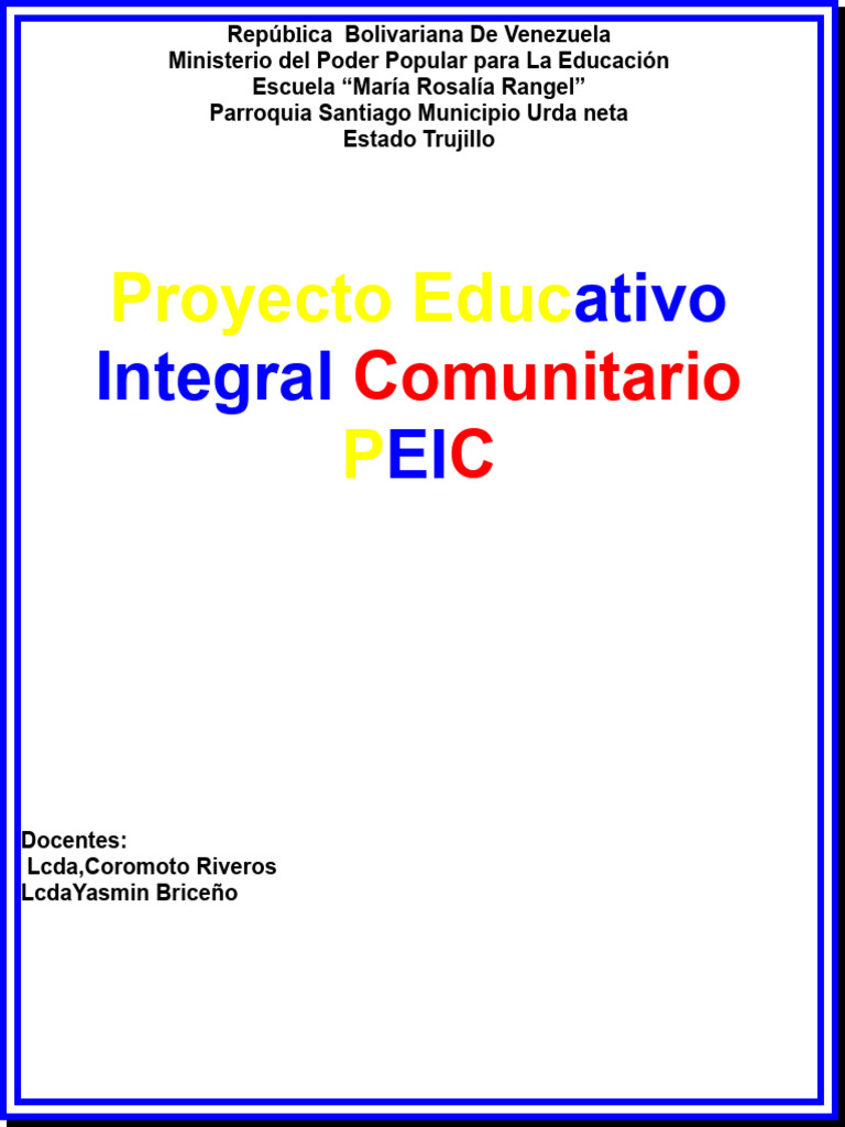 PEIC Educativo 2022-2023 | PDF | Ciencia y matemáticas