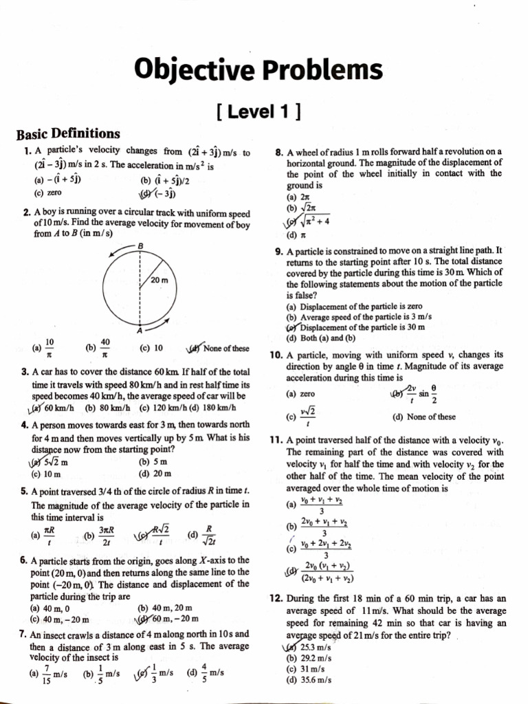 Physics Worksheet 2 | PDF