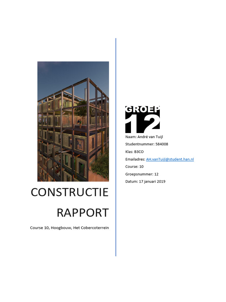 Eindportfolio Constructie Han Arnhem | PDF