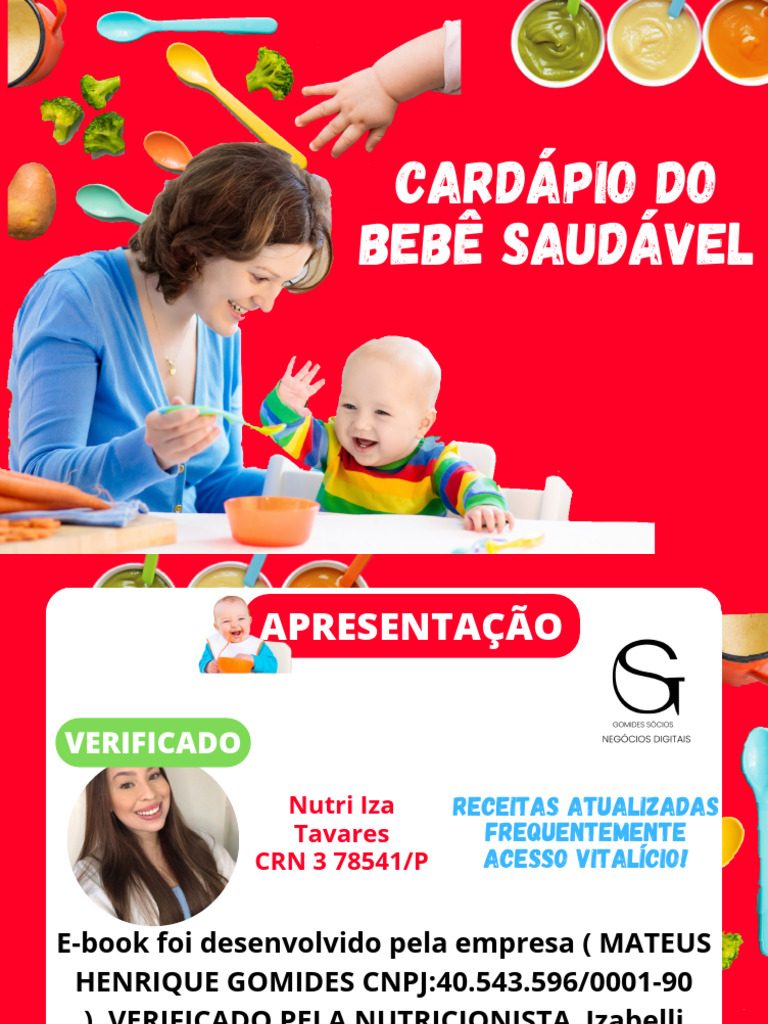 Cardápio Do Bebê | PDF