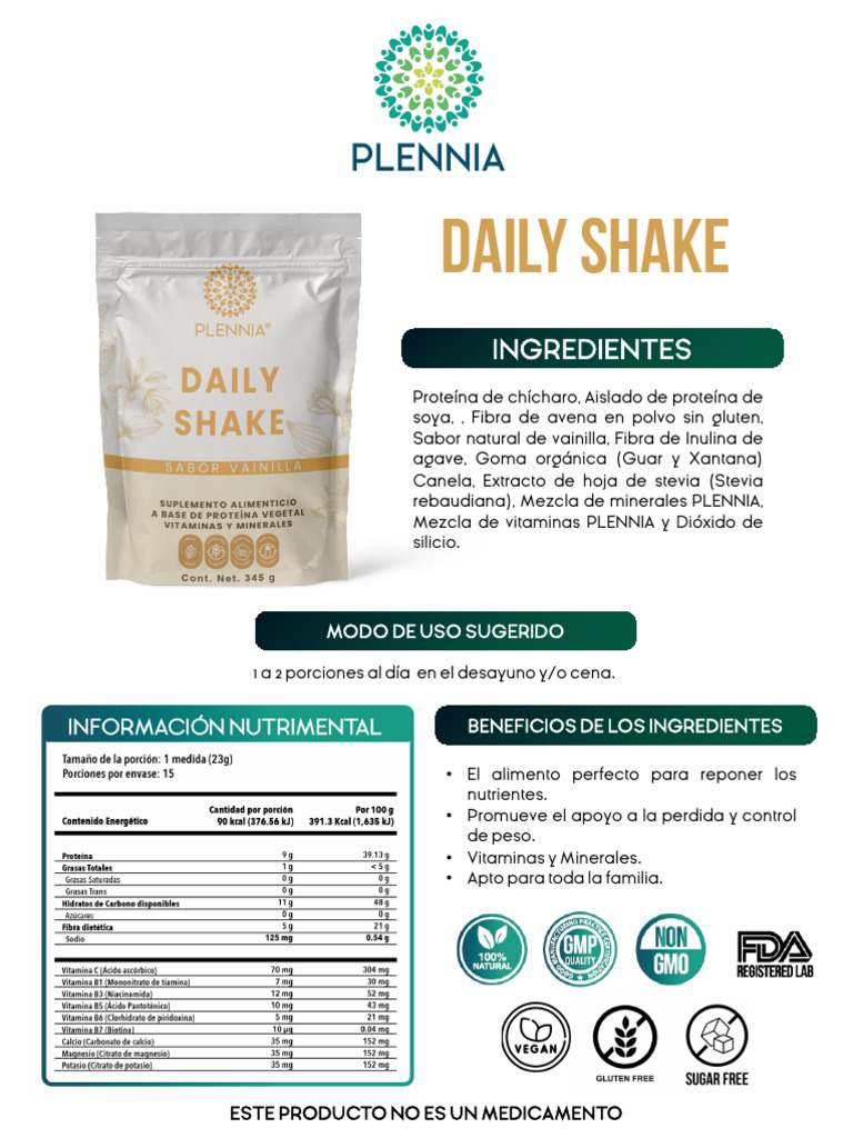 Fichas Productos Plennia VF | PDF