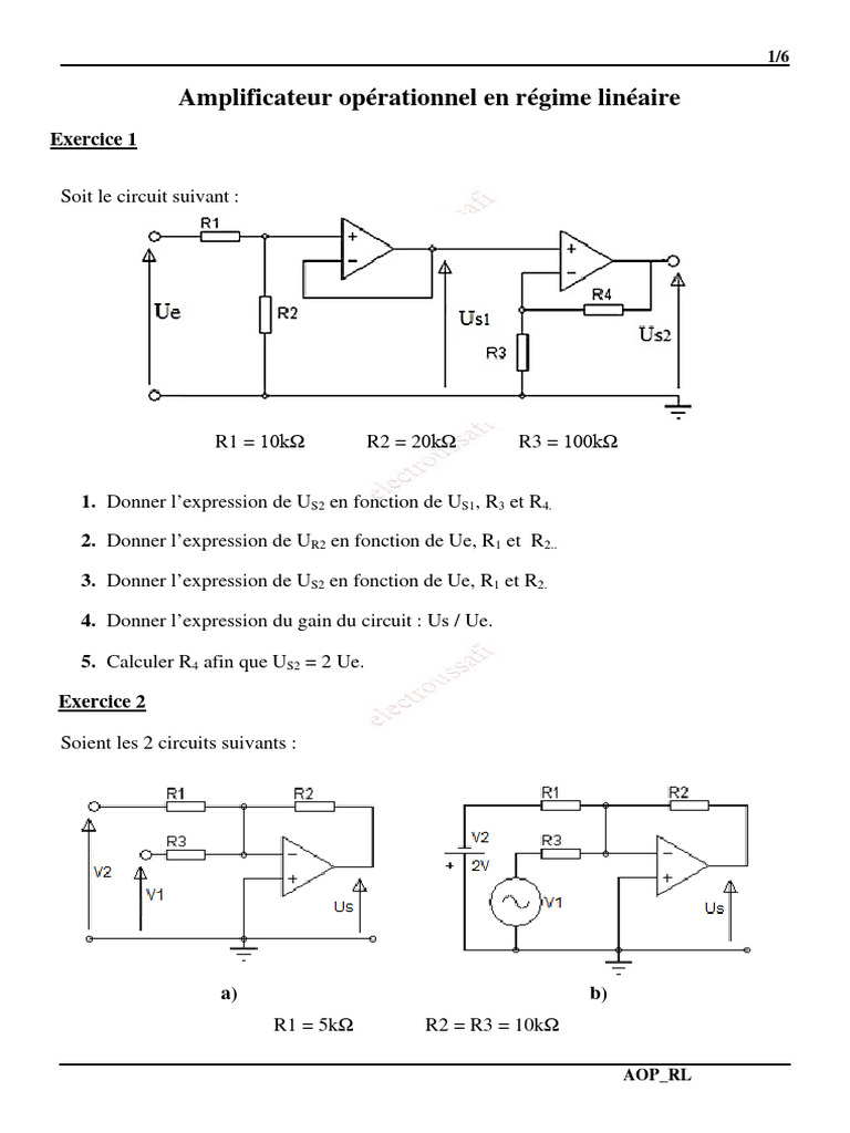 Exercice AOP | PDF