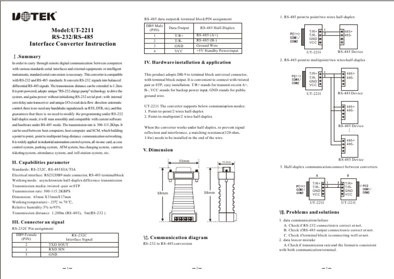 UT-2211 User Manual | PDF | Information And Communications Technology ...