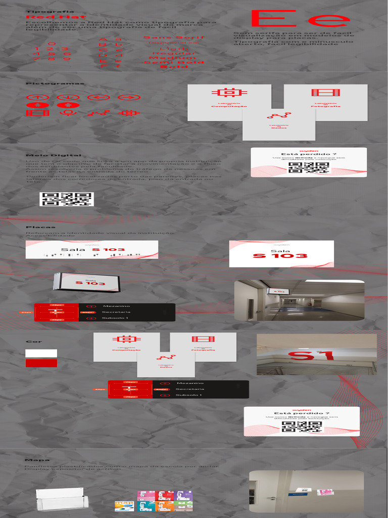 Sinalizaçao Ambiental t2 | PDF | Código QR | Esboço