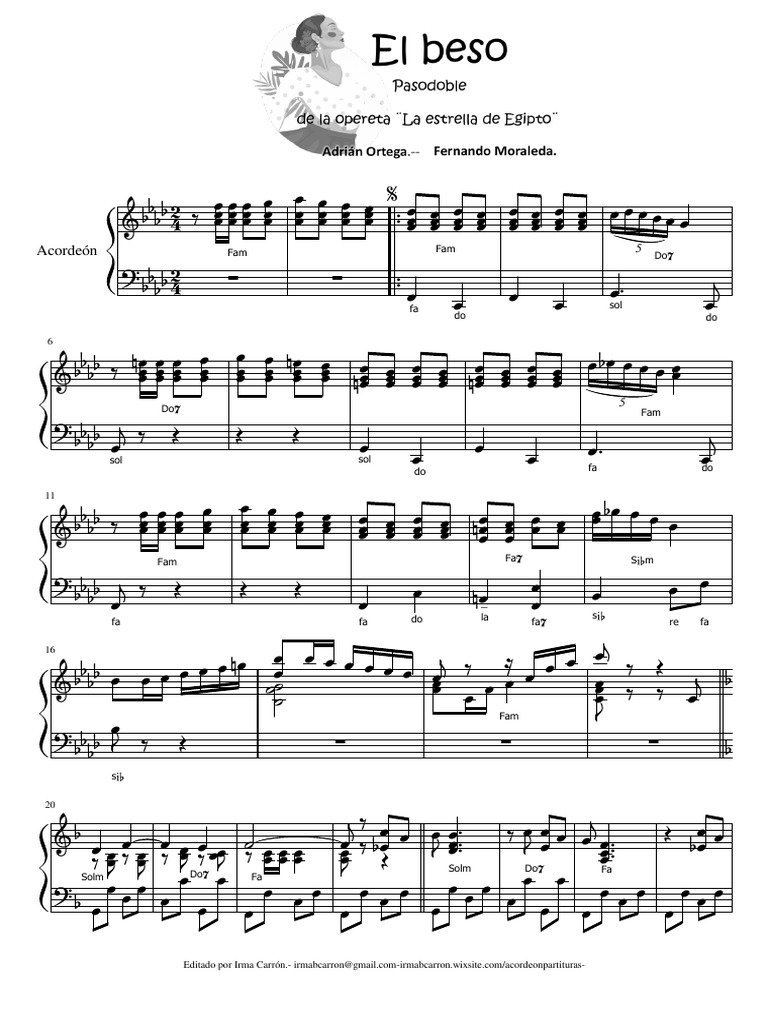 El Beso. Pasodoble | PDF