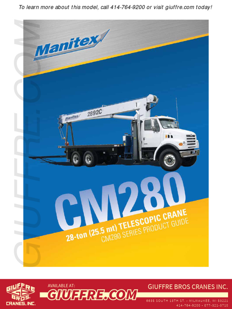 Manitex-2892C-loadchart | PDF