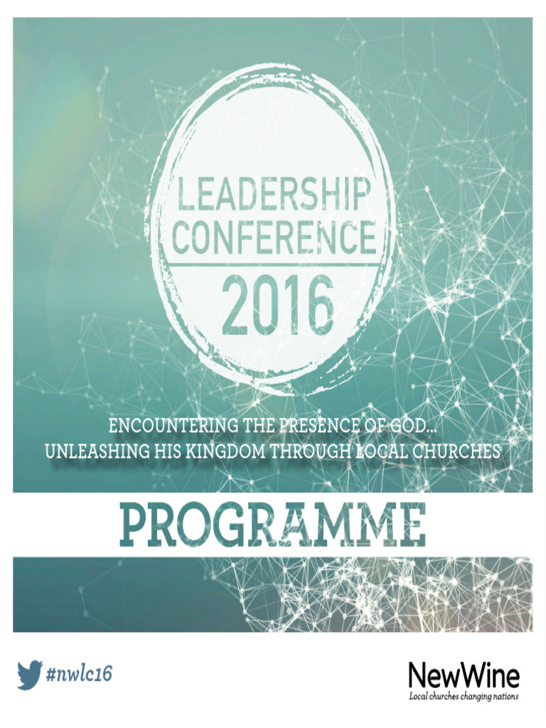 Leadership Conference 2016 Programme Final | PDF