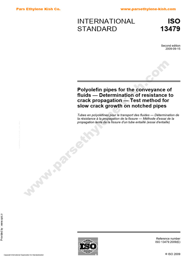 Iso 13479 (2009) | PDF