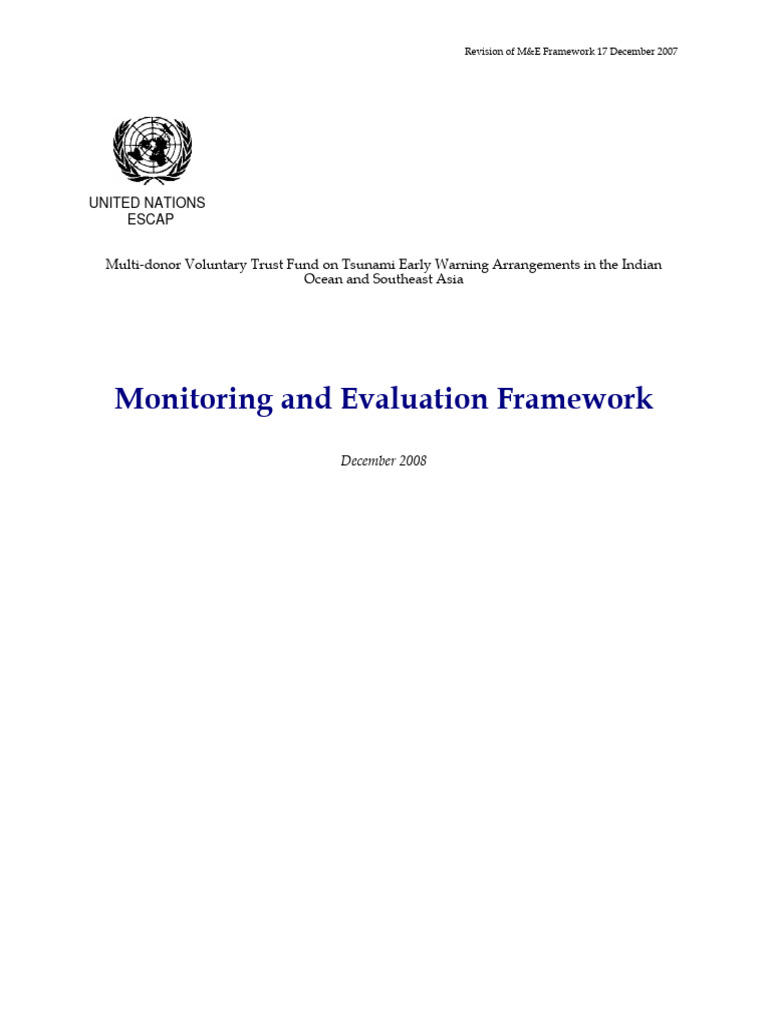 Monitoring Evaluation Framework | PDF