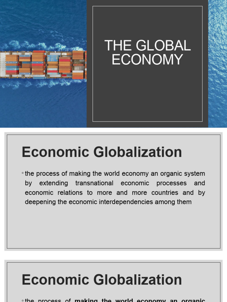 Chapter 2 (The Global Economy) - Presentation | PDF | World Trade ...