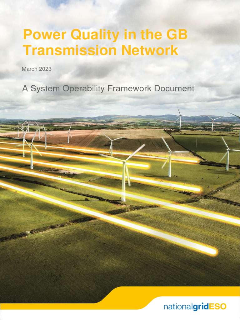 Power Quality - GB Transmission Network | PDF