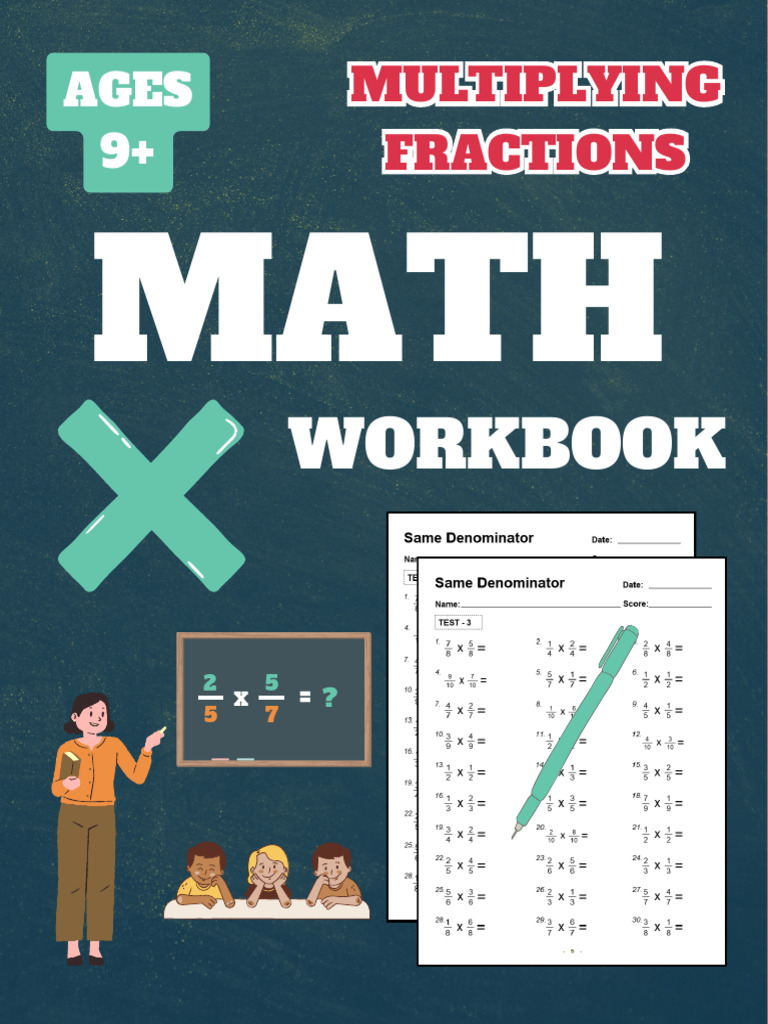 Multiplying Fractions Workbook | PDF