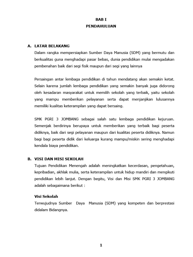 Isi Proposal | PDF | Bisnis