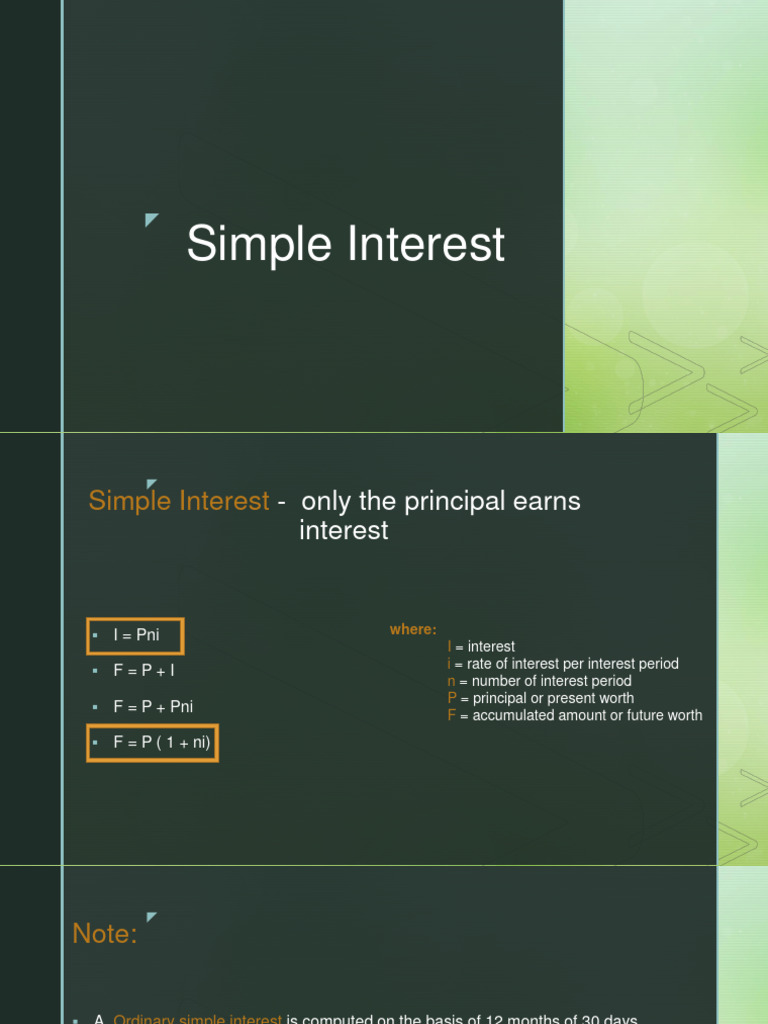 Simple and Compound Interest Explained | PDF