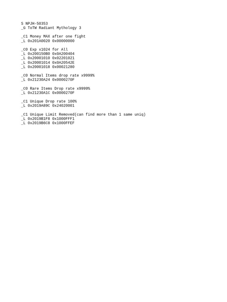 Tales of 3 Codes Part 1 | PDF