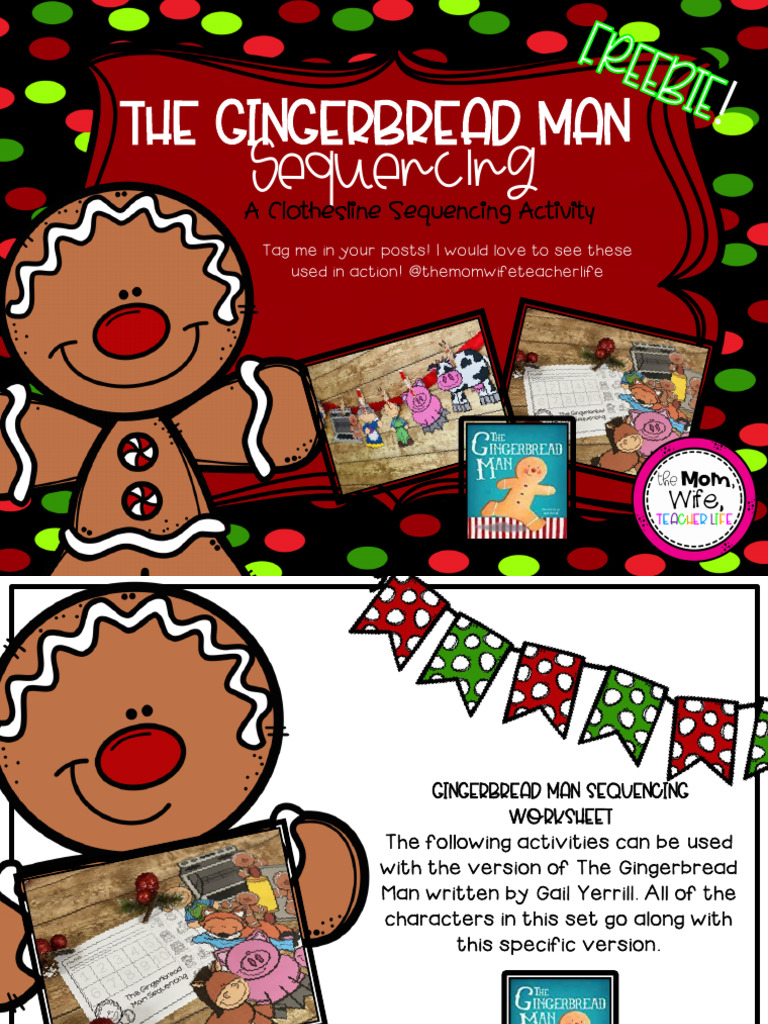 The Gingerbread Man: Sequencing | PDF