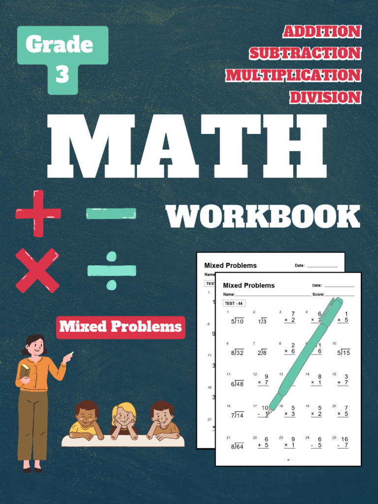 Grade 3 Math Workbook: Operations | PDF