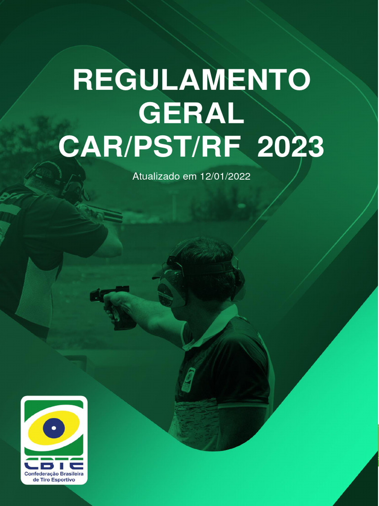 Regulamento Geral CAR - PST - RF 2023 | PDF