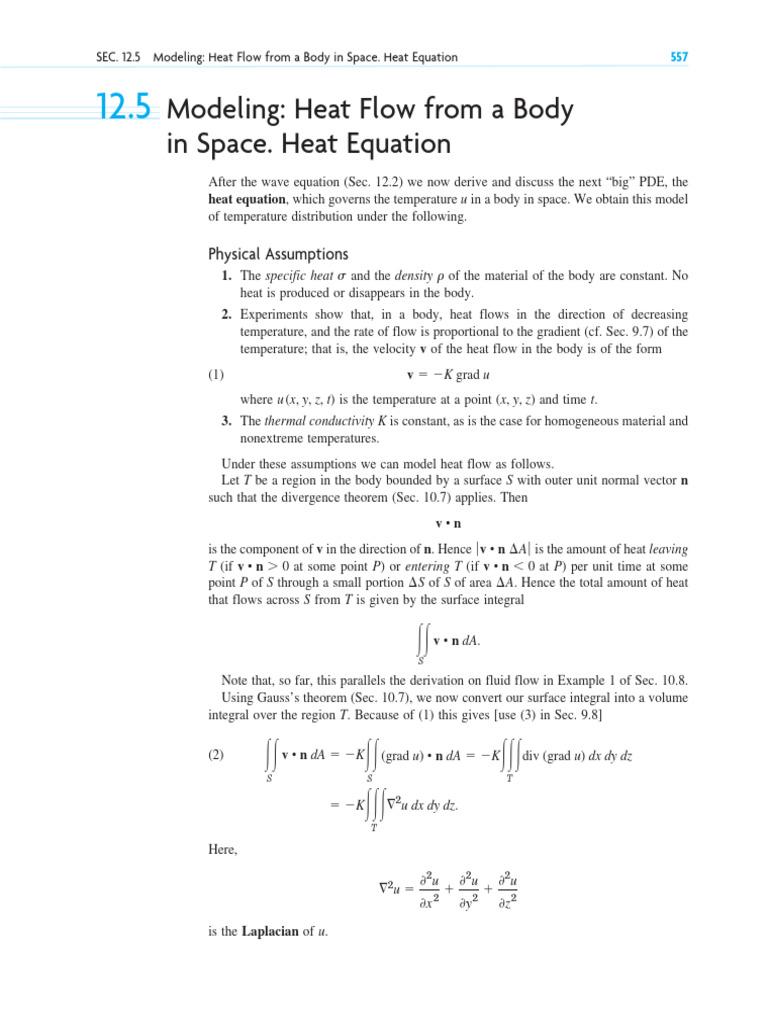 Lectura - Formulación Flujo de Calor en El Espacio 22-05-22 | PDF Lectura - Formulación Flujo de Calor en El Espacio 22-05-22 | PDF