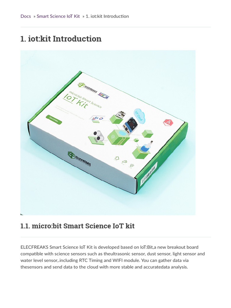 Proyectos Con Microbit e IoT | PDF