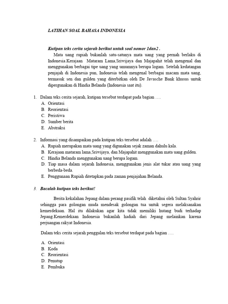 Sejarah Mata Uang di Indonesia | PDF