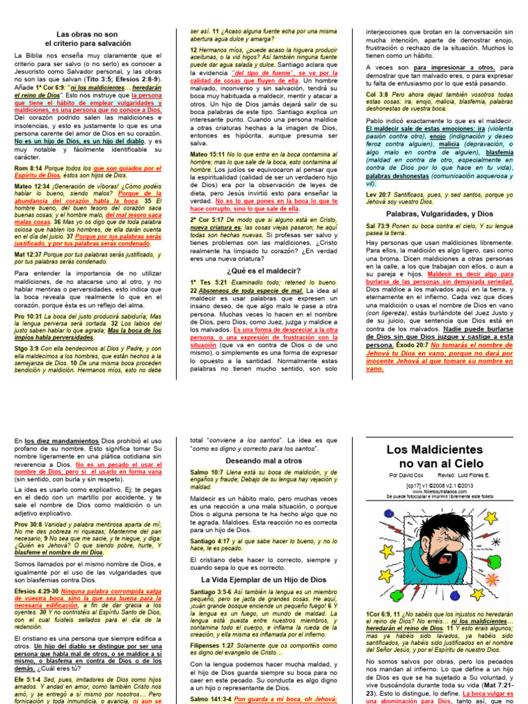 Maldicientes y Vuglares | PDF